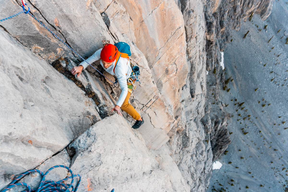 The Alt-Left (5.11b A0) on EEOR, Canmore’s Best Local Big Wall Multi ...