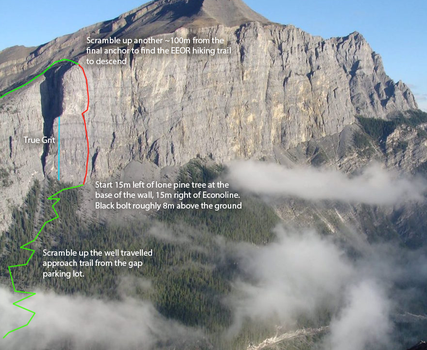 The Alt-Left (5.11b A0) on EEOR, Canmore’s Best Local Big Wall Multi ...